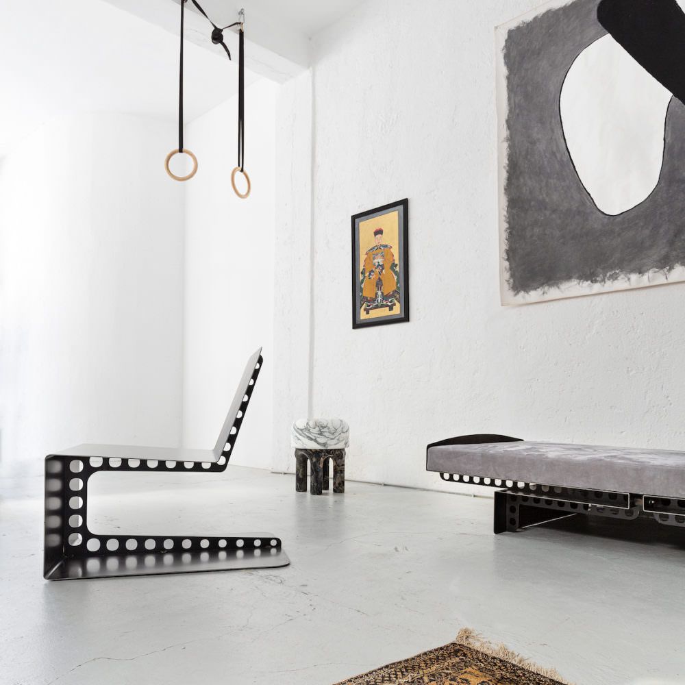 Spinzi Meccano lounge chair | Italian collectible design