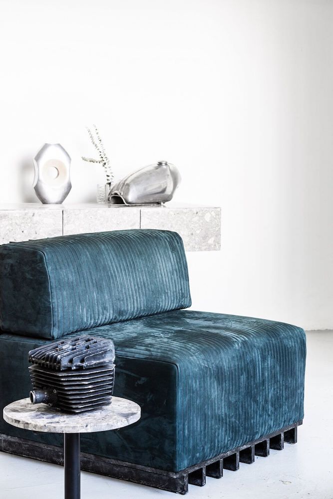 Spinzi Lamè: modular sofa inspired by air cooled engines